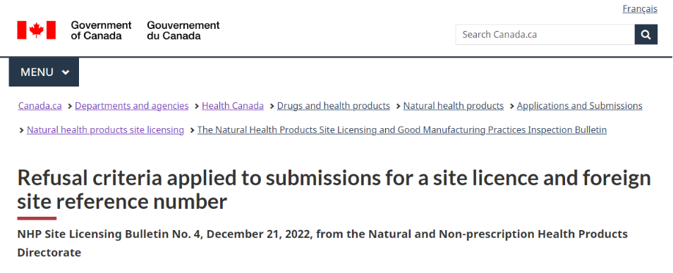 【全球认证】加拿大FSRN——天然健康产品出口加拿大必备！-行业资讯-wiselink 知汇-全球合规认证和临床试验服务机构